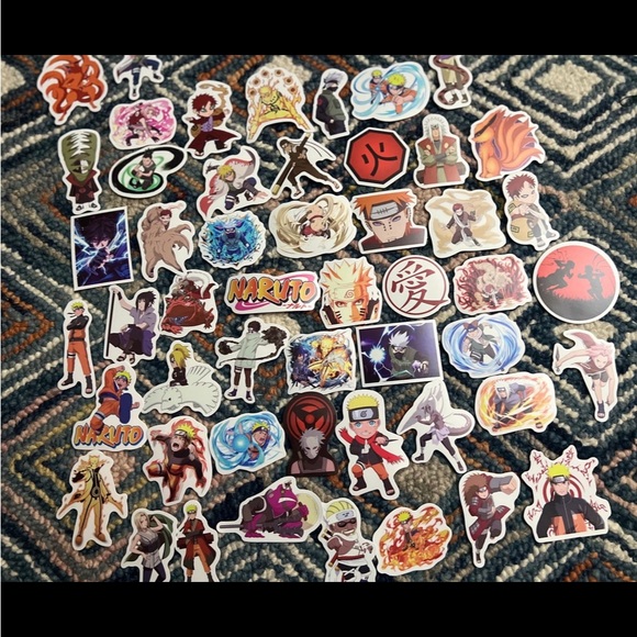 No Brand | Accessories | Naruto Sticker Set Of 5 Pcs Anime | Poshmark